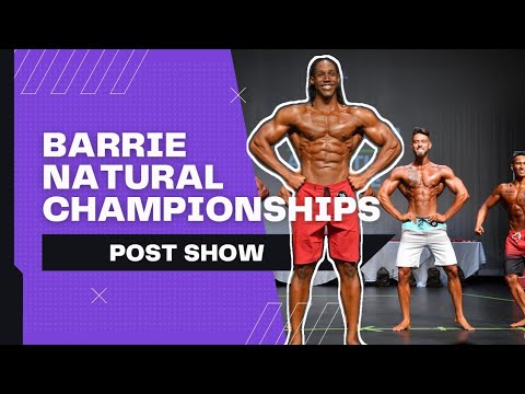 Barrie Natural Championships 2022 | Natural Men's Physique Competition ...