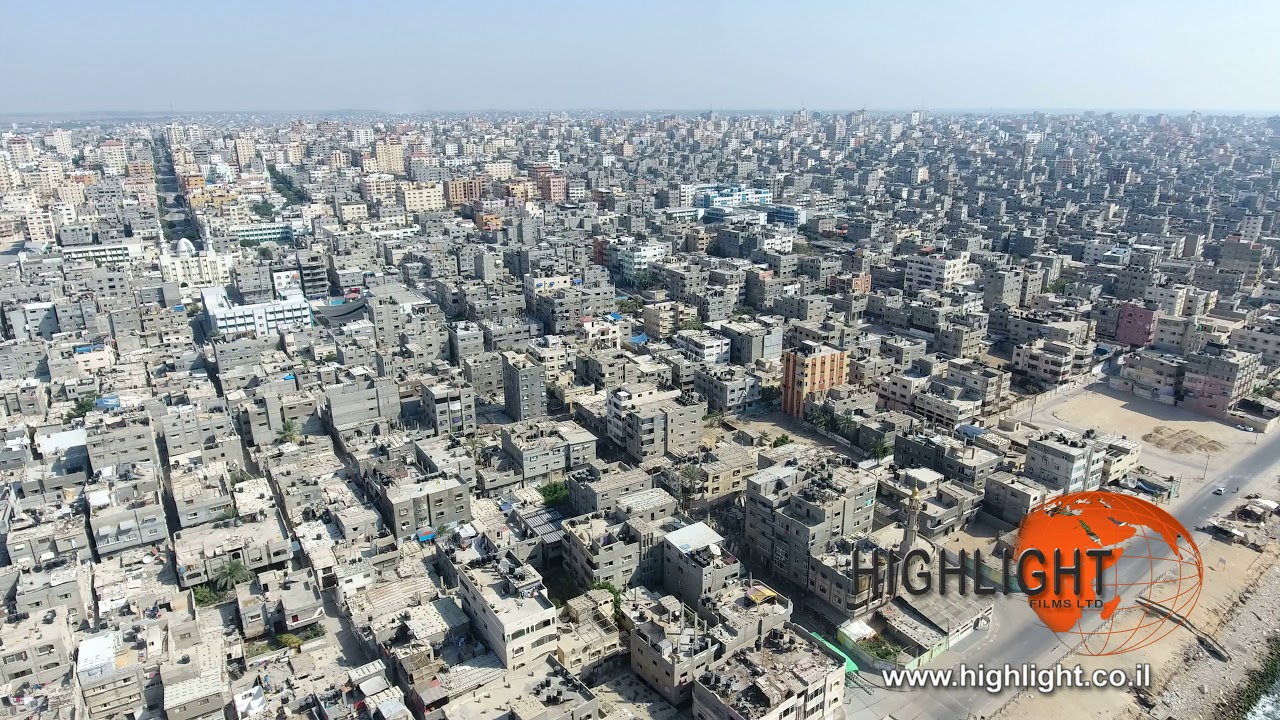 Gaza 4K Drone Footage 18 - Aerial 4K video of Gaza City - YouTube