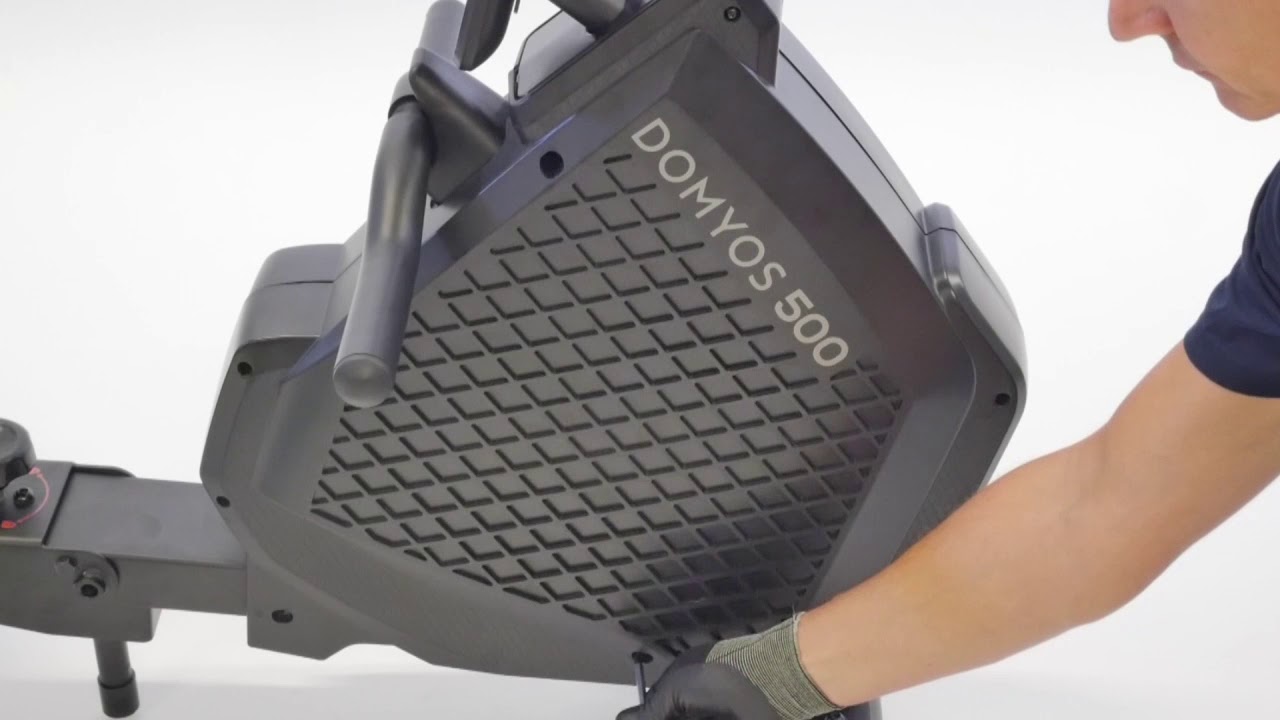 Comment changer la courroie sur un rameur Domyos Rower 500 ? - YouTube