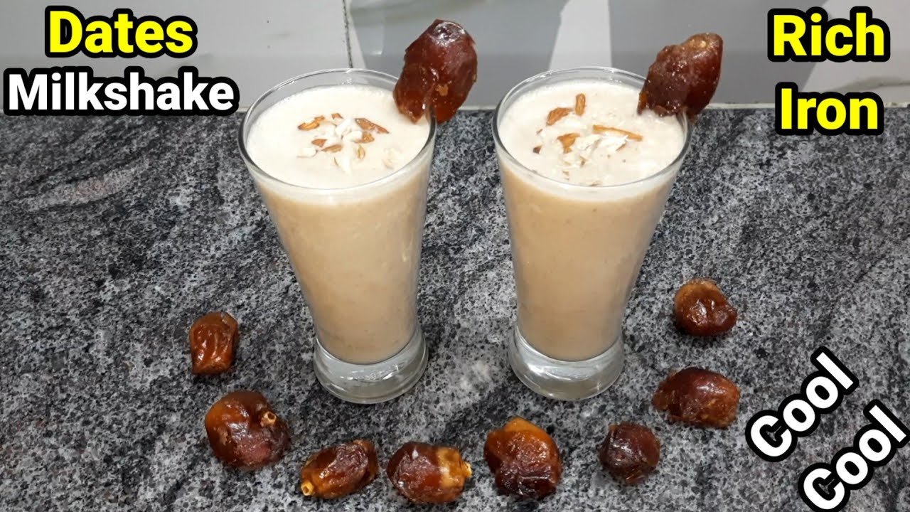 Dates milkshake|பேரீச்சம்பழம் மில்க் க்ஷேக்|dates milkshake recipe ...