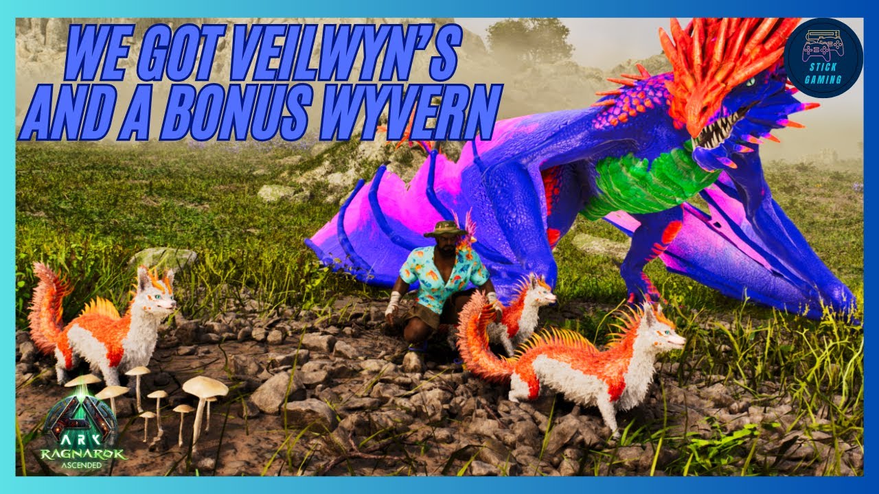 Catching HIGH LEVEL Veilwyns & Stealing My FIRST Wyvern Egg ARK ...