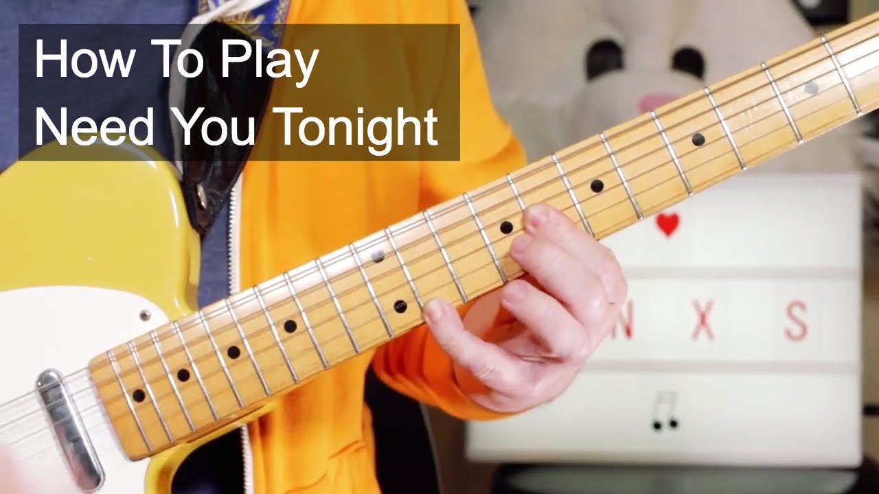 'Need You Tonight' INXS Guitar Lesson - YouTube