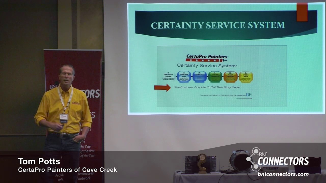 Tom Potts | CertaPro Painters - BNI Presentation - YouTube