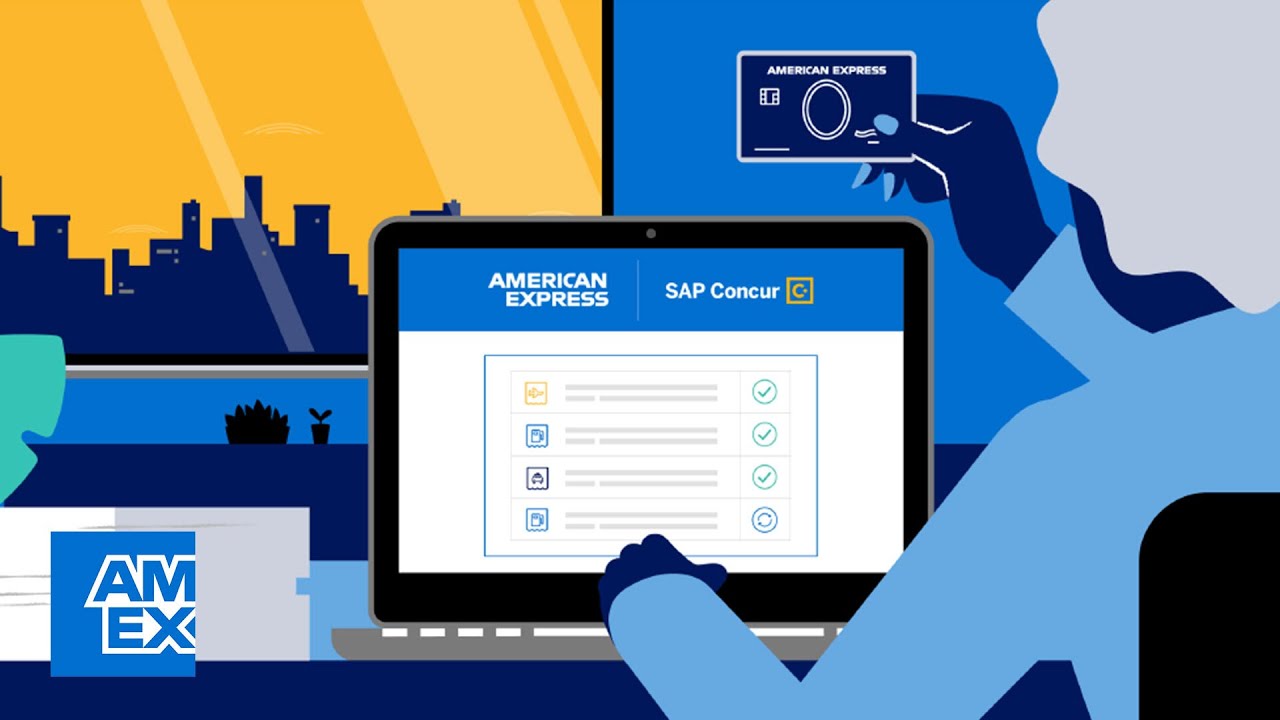 American Express Business Card Integration With Concur Expense - YouTube