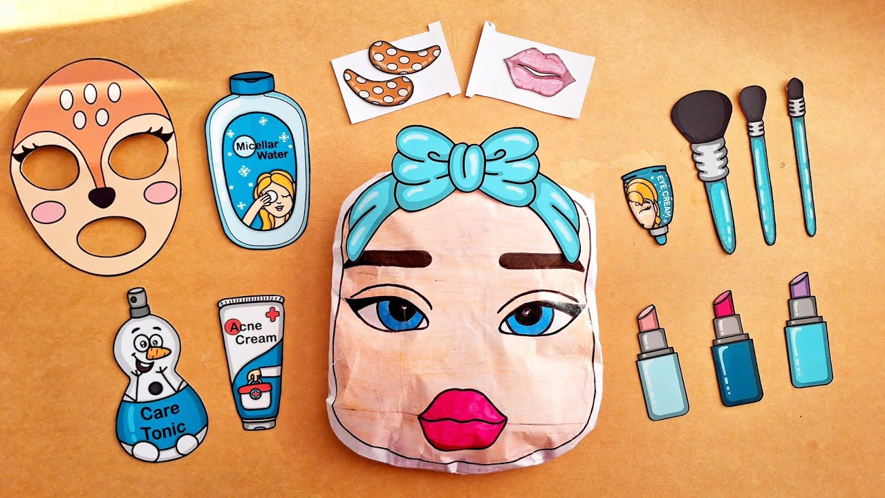 🌾Paper Diy🌾 Roblox 로블록스 Baddie Skin Care And Makeup 💖 Blind bag Paper ...