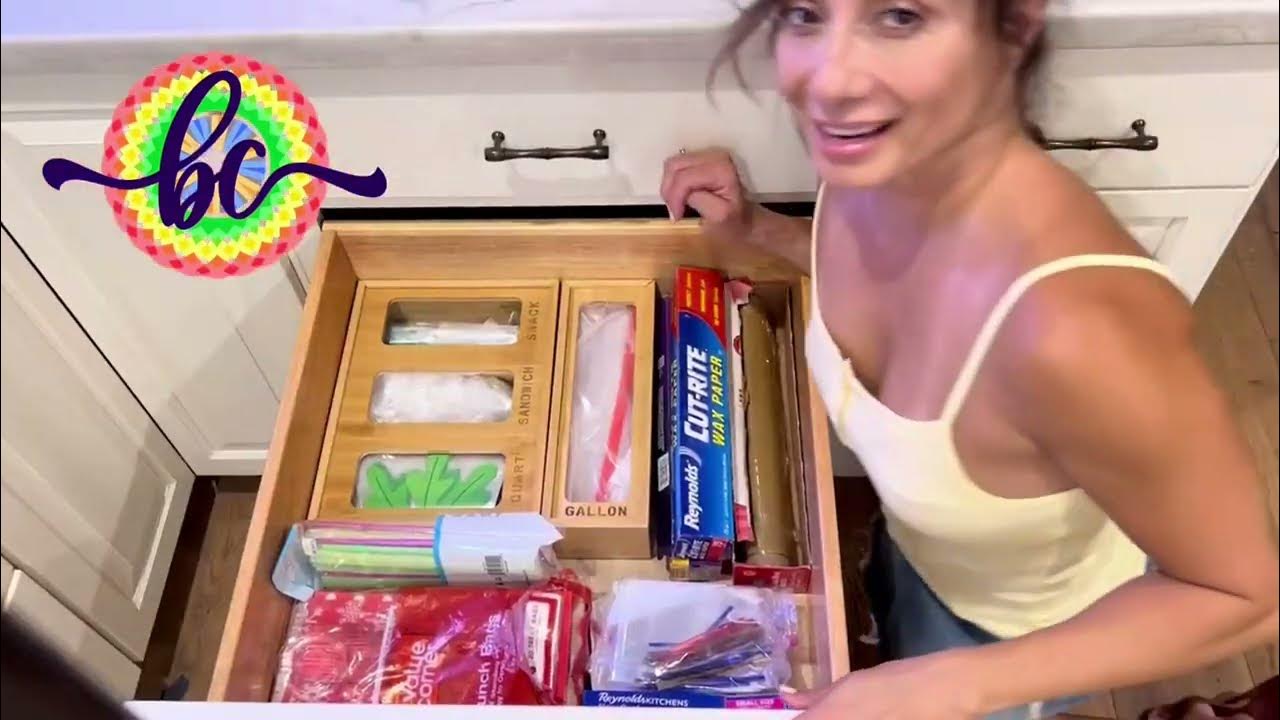 Ziplock Bag Organizer Review, Wooden Baggie Organizer to help organize your life - YouTube
