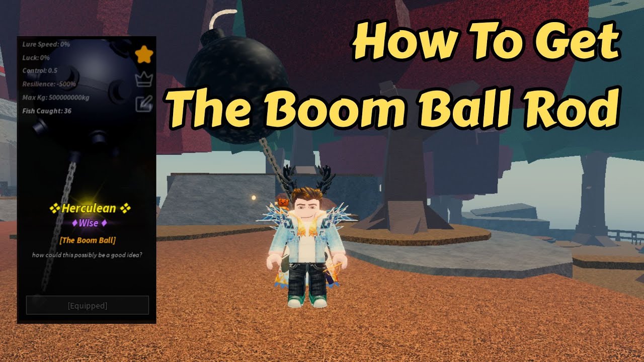How To Get The Boom Ball Rod (Secret) | Fisch | Roblox - YouTube