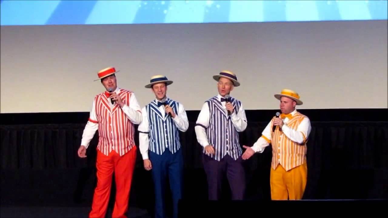 Boy Band Medley in Barbershop Harmony by Dapper Dans of Walt Disney ...