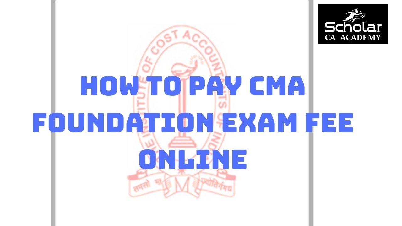 HOW TO FILL CMA FOUNDATION EXAM FORM ONLINE | #CMA #EXAM APPLICATION ...