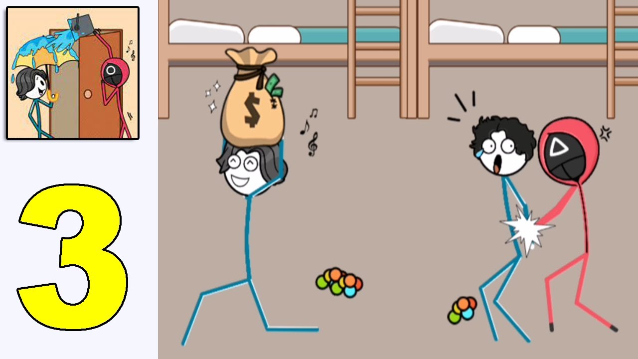 Skip Troll (WEEGOON) - The Stickman Brain Puzzle Game -All Levels 66 ...