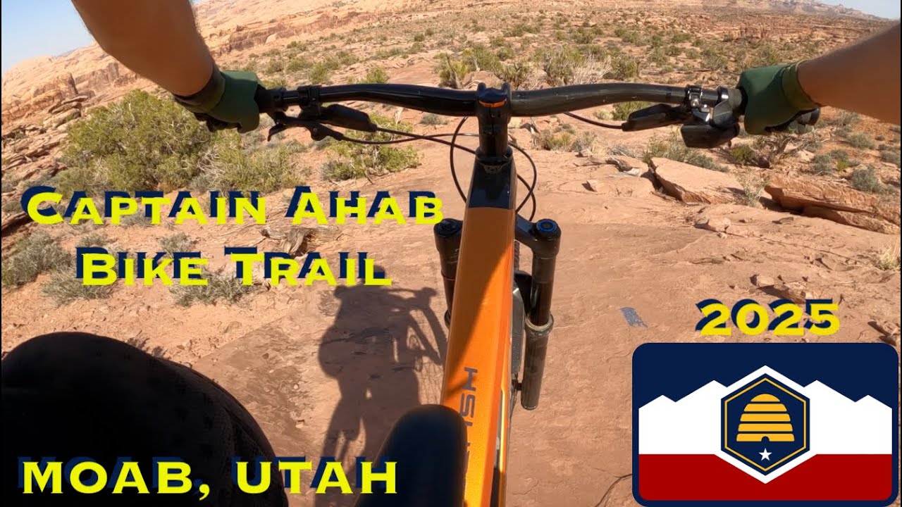 Moab, Utah | Captain Ahab Bike Trail - YouTube