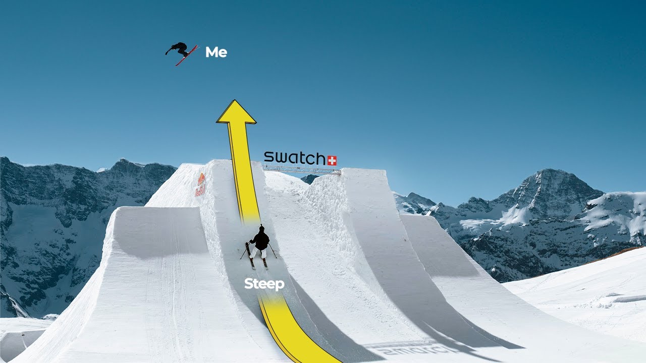 I Took Steep Steep Skiing In The $1,000,000 Park - YouTube