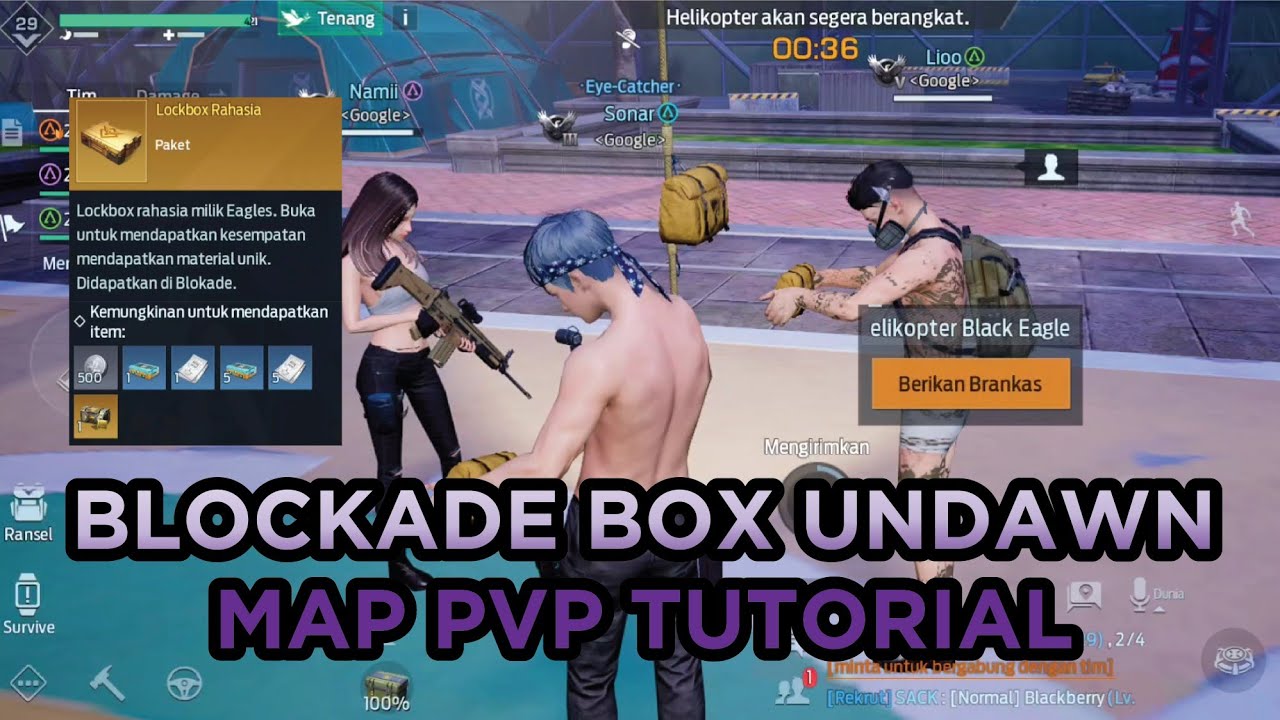 UNDAWN BOX BLOCKADE AND MAP PVP TUTORIAL - YouTube