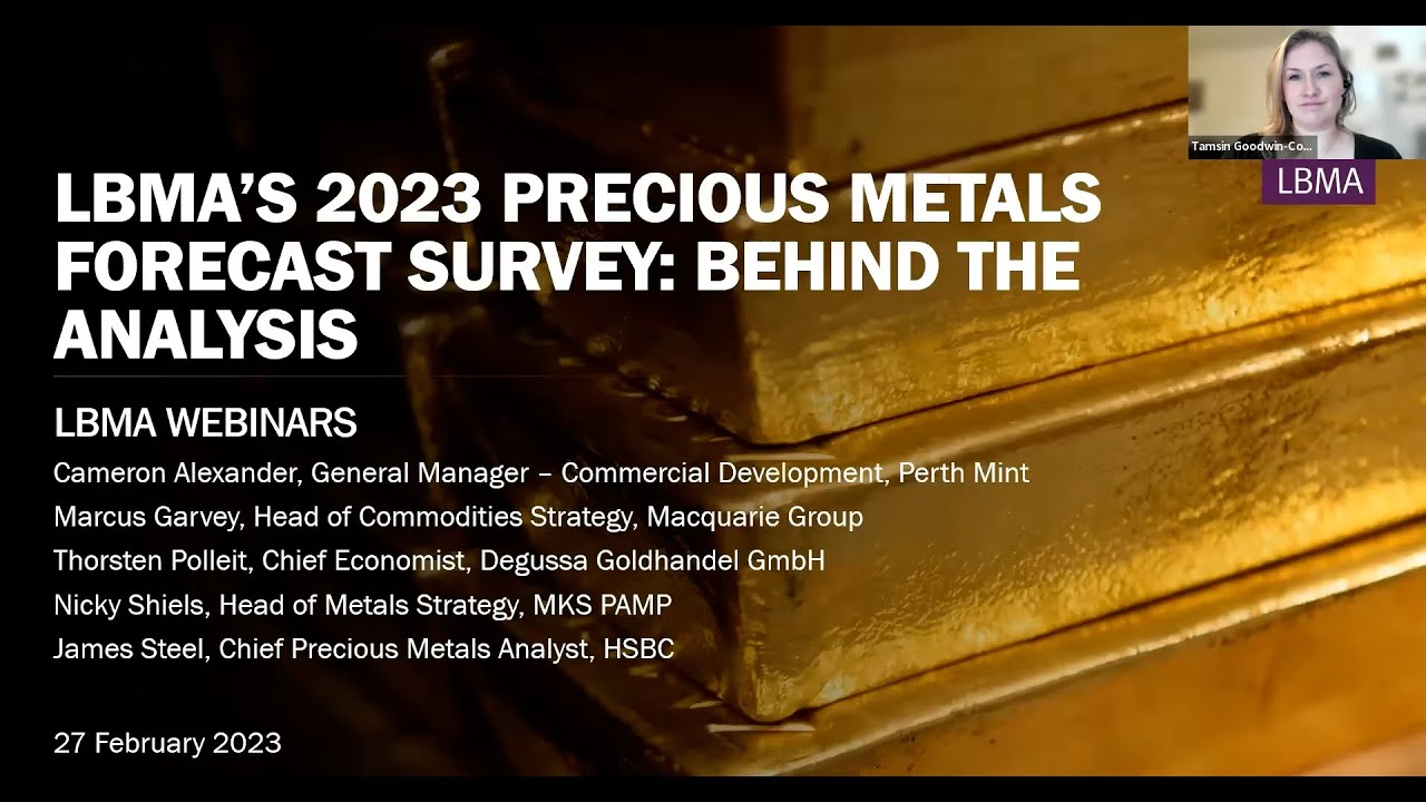 LBMA's 2023 Precious Metals Forecast Survey: Behind the Analysis - YouTube