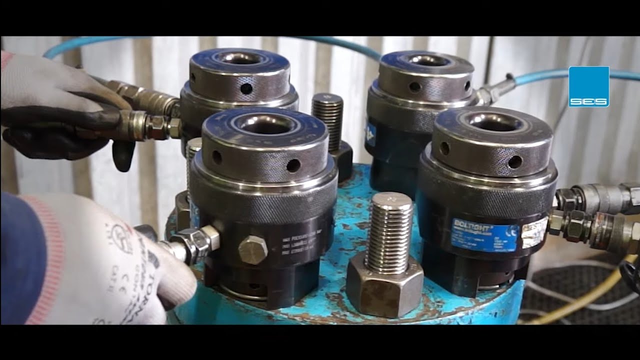 Tension stud-bolt - Натежение шпилек. Breaking containment permit ...