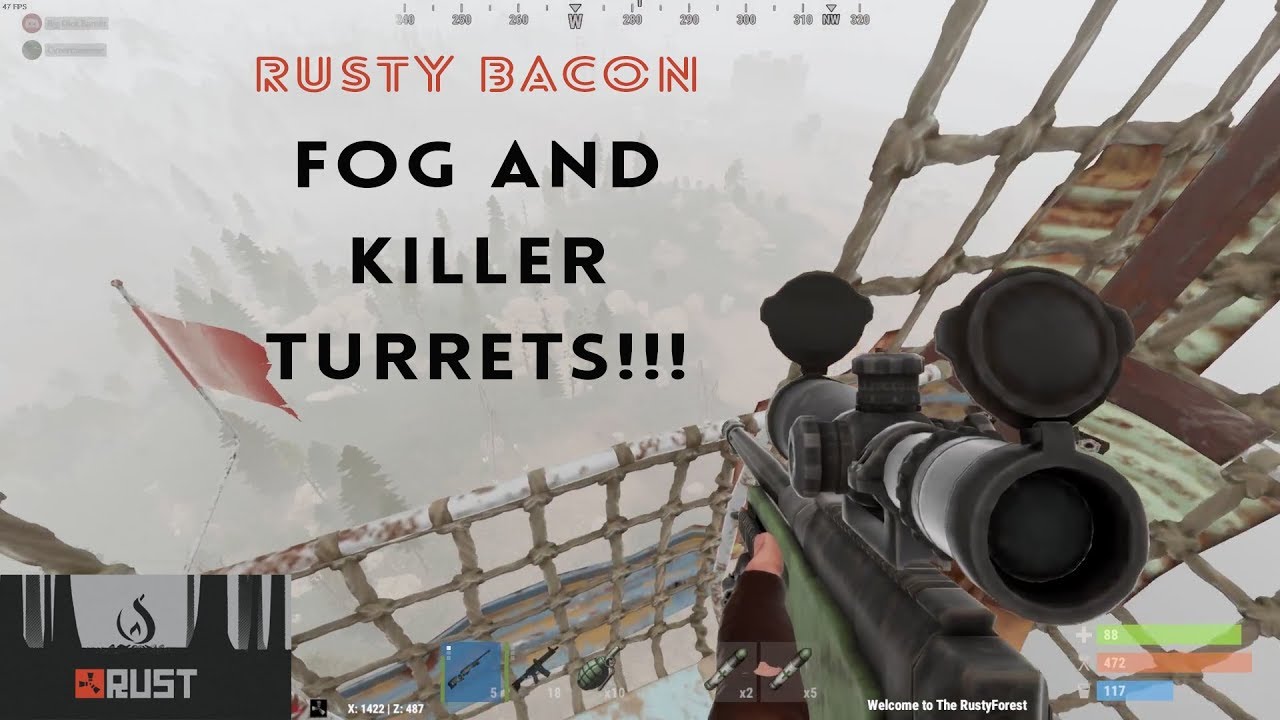 RUSTY BACON | KILLER FOG TURRETS DEATH! - YouTube