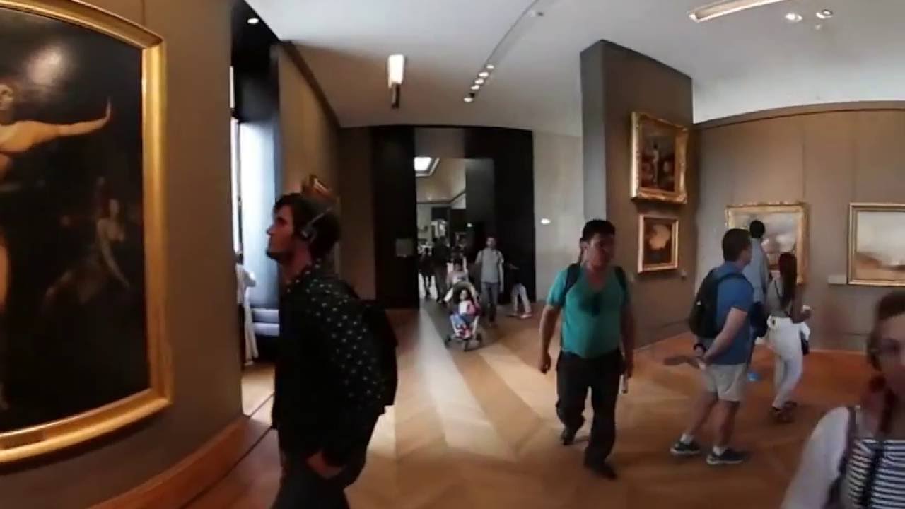 360 tour of the Mona Lisa room and the Louvre Museum - YouTube