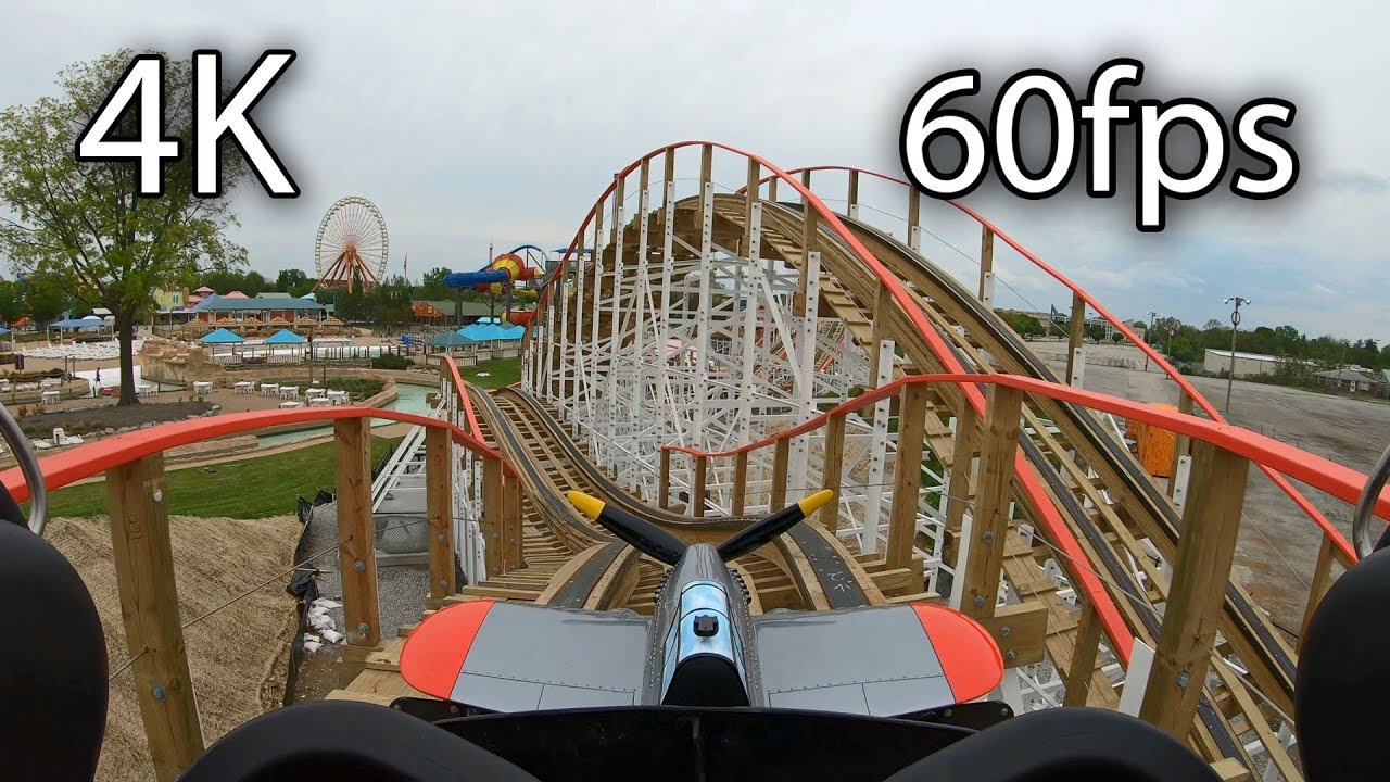 Kentucky Flyer front seat on-ride 4K POV @60fps Kentucky Kingdom - YouTube