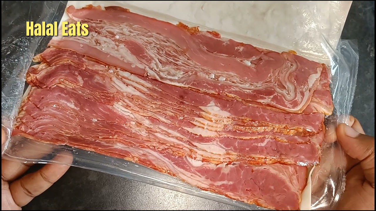 HALAL Smoked Beef Breakfast Slices حلال - Biernacki - YouTube