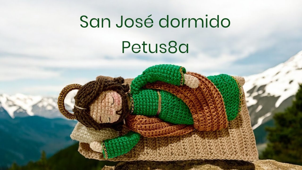 Cómo tejer San José dormido video 3/3 Amigurumis by Petus 🌹 - YouTube