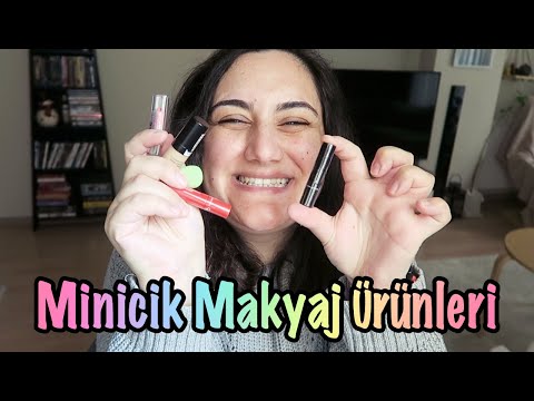 MİNİK MAKYAJ ÜRÜNLERİNİ ALDIM! 😮 (Deneme/Fiyatlar/Makyaj)