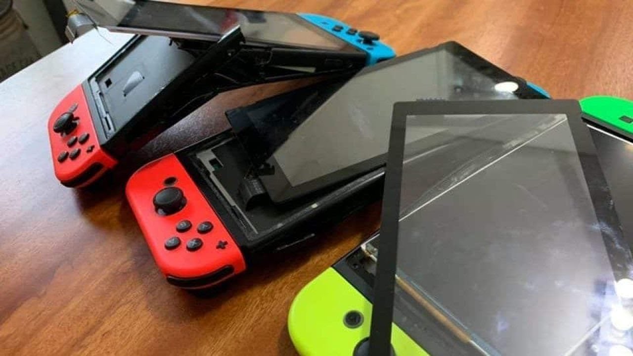 Servicio a nintendo switch mantenimiento cambio de pasta termica - YouTube