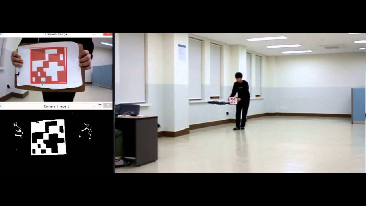 Marker Tracking AR Drone - YouTube