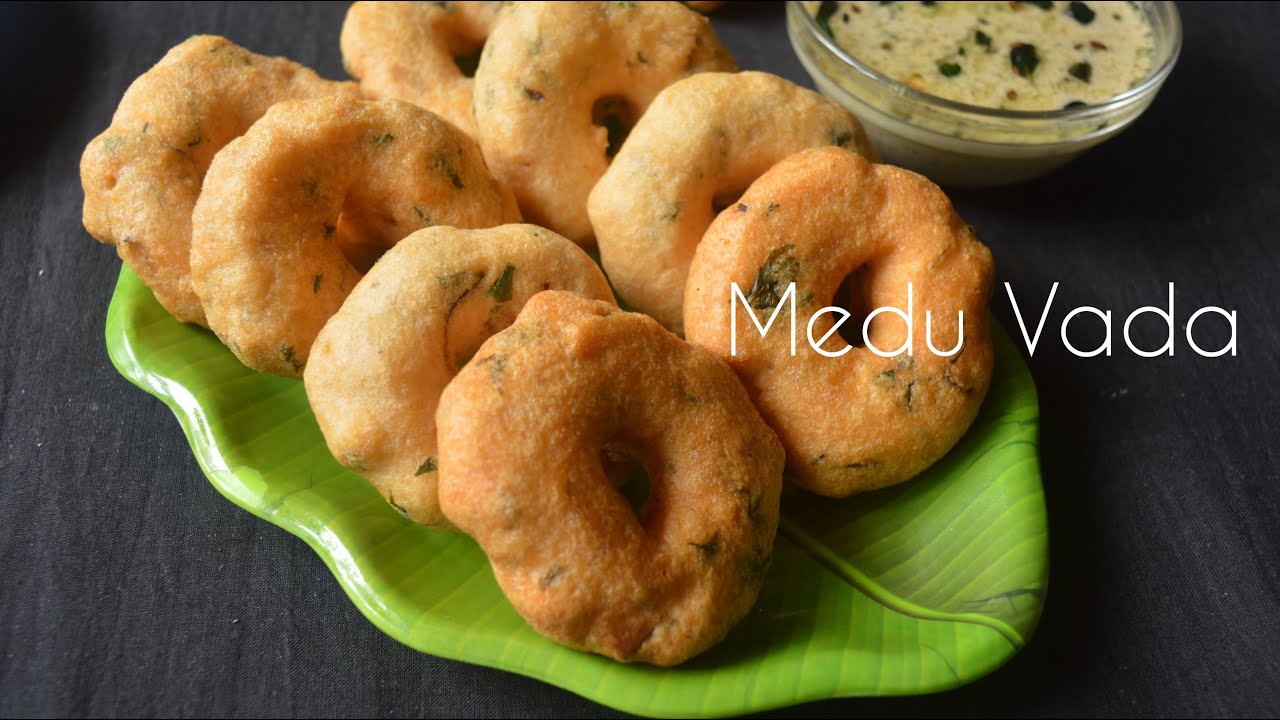Medu Vada | Soft Urad Dal Vada | Medhu Vadai Recipe | Soft Crispt Vada ...
