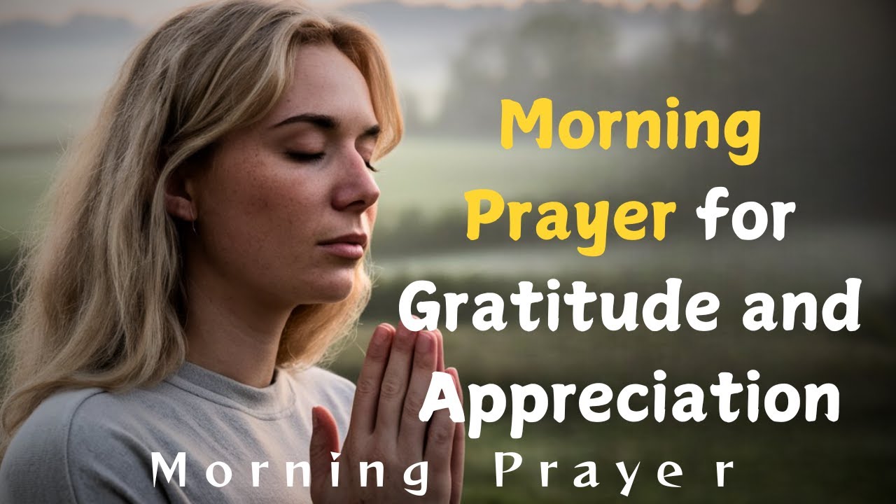 Morning Prayer for Gratitude and Appreciation || Daily Morning Prayer ...