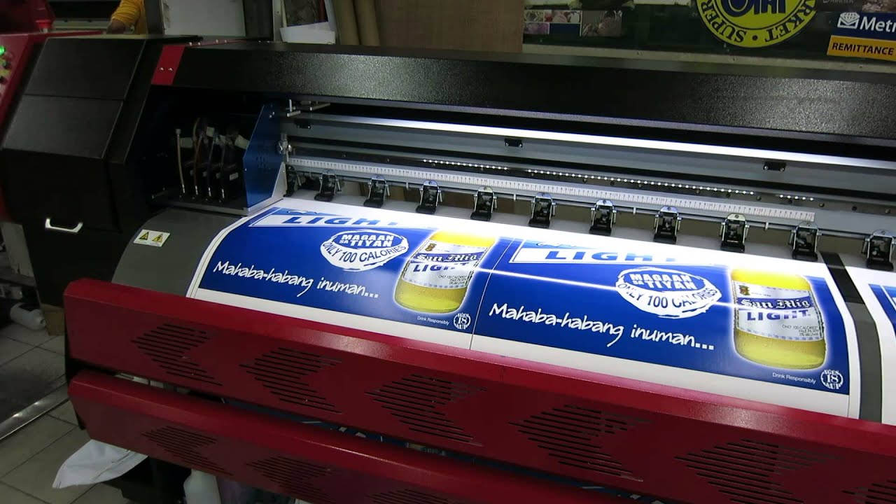 TAIMES T5-KM512/1024-14PL machine with K14 Eco-solvent inks in ...