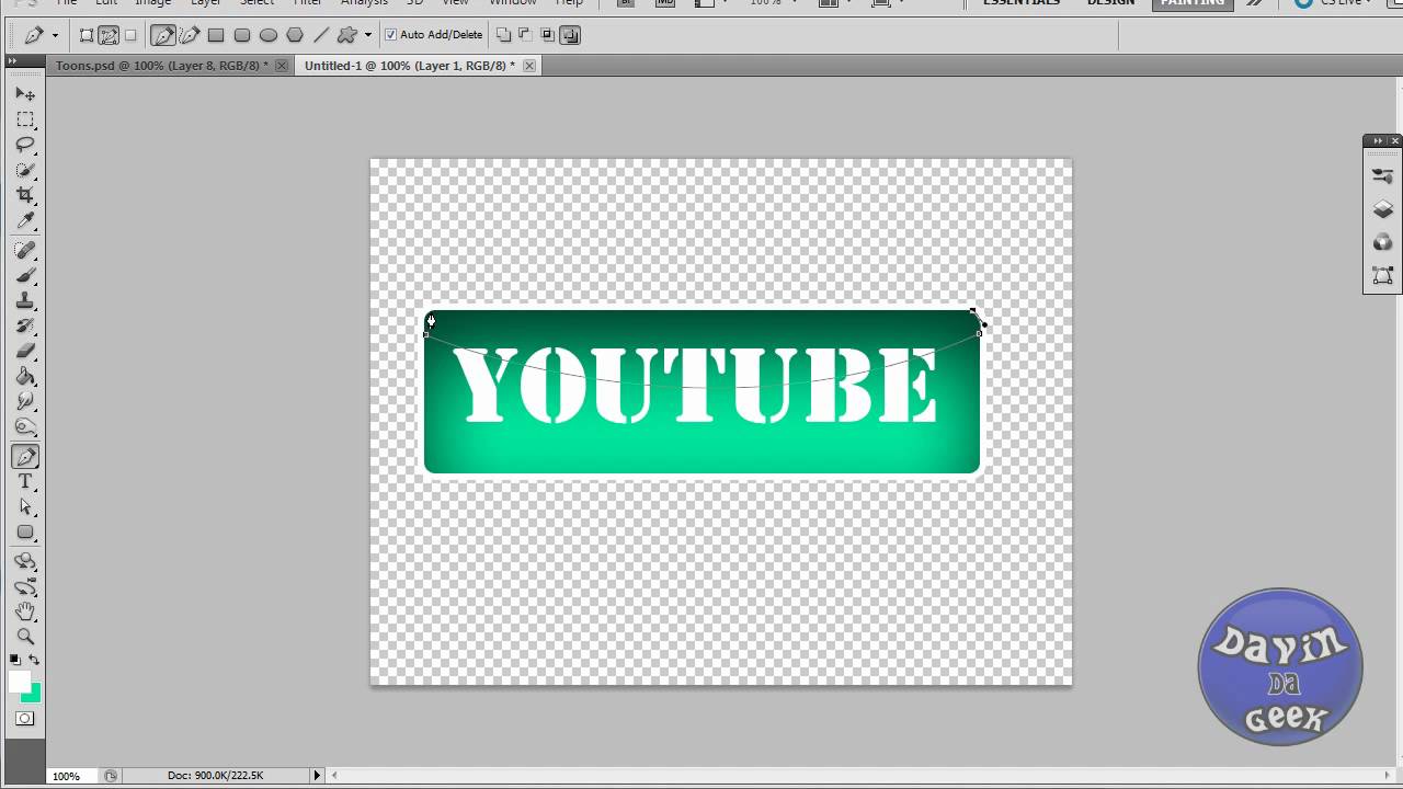 Making Buttons in Photoshop tutorial tips. - YouTube