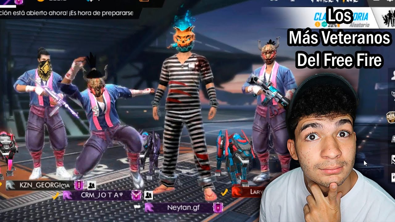 Así Juegan Los Mas Veteranos Del Free Fire - YouTube