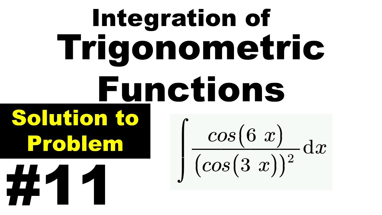 Integral Calculus - Solution to problems on Integration of ...