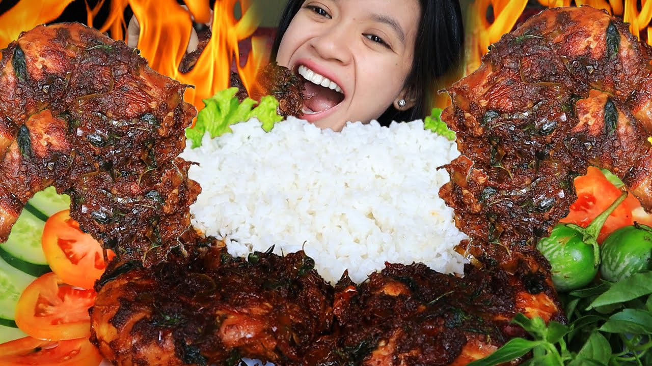 MUKBANG AYAM RICA RICA BUATAN SENDIRI || RICA RICA CHICKEN RECIPE - YouTube