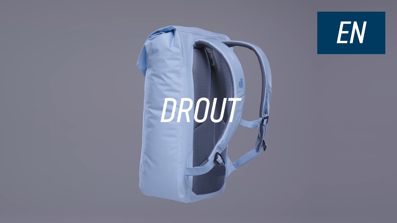 Drout, the new waterproof daypack - YouTube