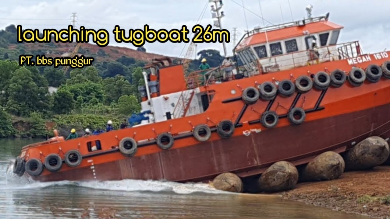 launching tugboat 26meter at PT bbs punggur. @MustawaTV @mastikjoss - YouTube