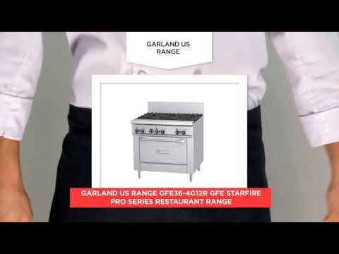 Garland US Range GFE36 4G12R GFE Starfire Pro Series Restaurant Range ...