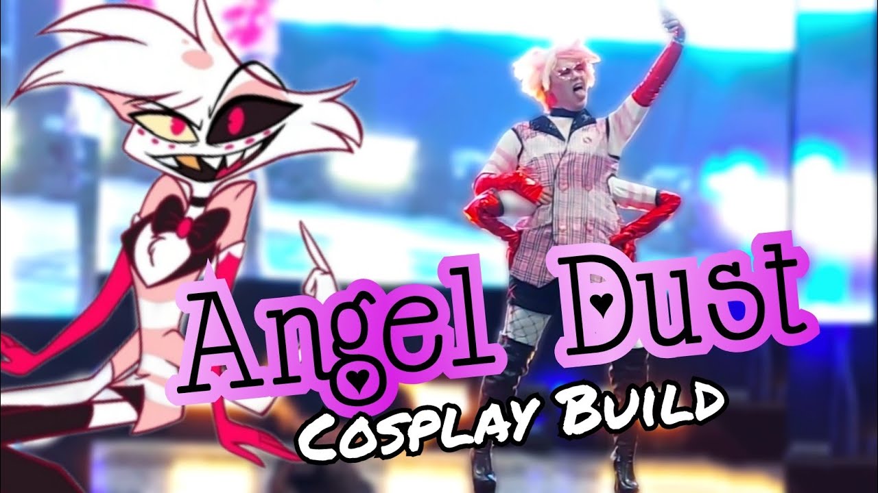 Angel Dust Cosplay!! (DIY chaotic journey...) - YouTube