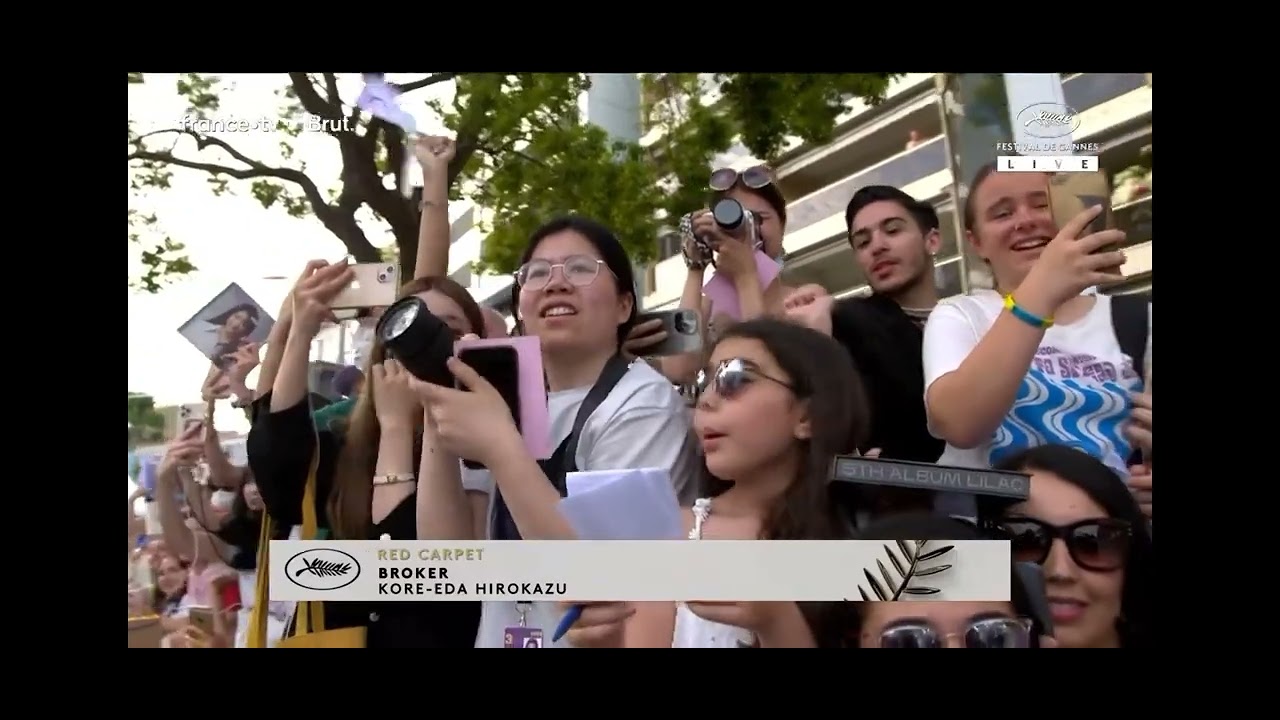 IU in CANNES with Broker Cast Part 1 - YouTube