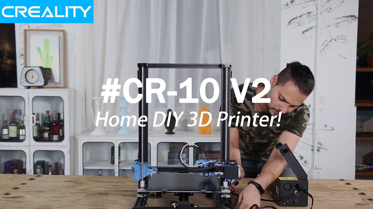 Creality CR-10 V2 Home DIY 3D Printer! - YouTube