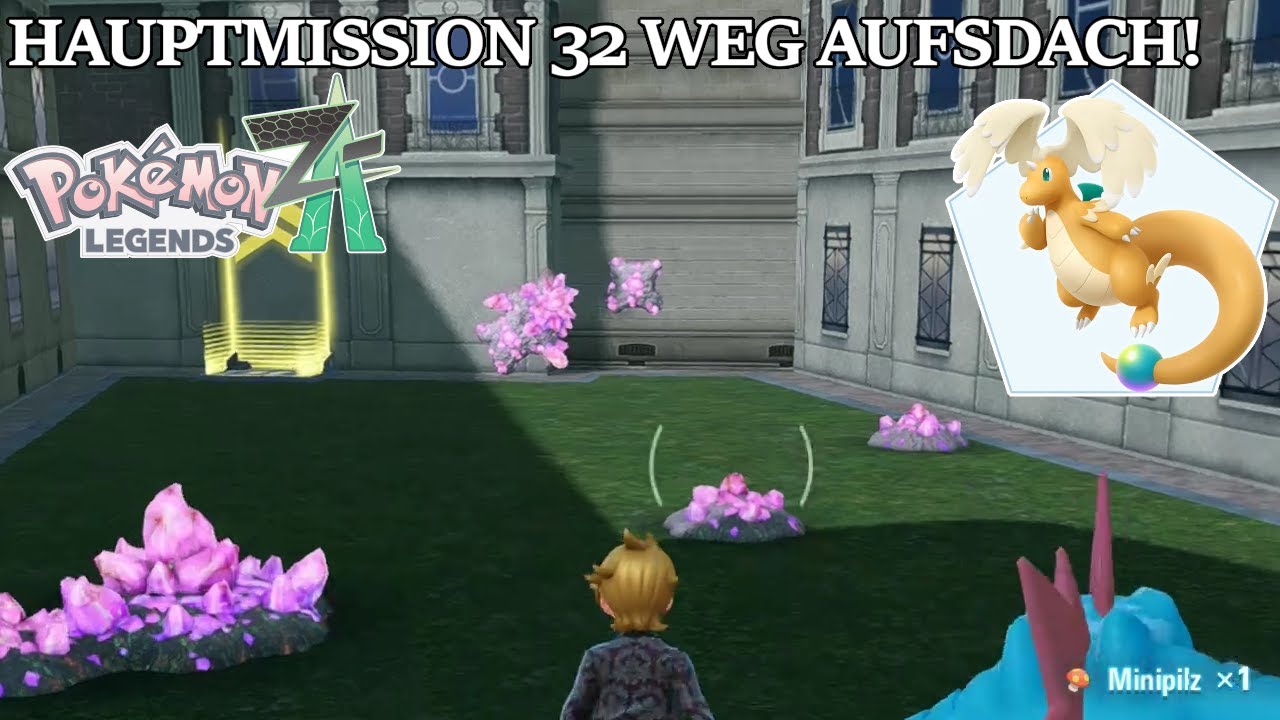 Hauptmission 32: Megamanie Dragoran (Weg aufs Dach) | Pokemon Legenden ...