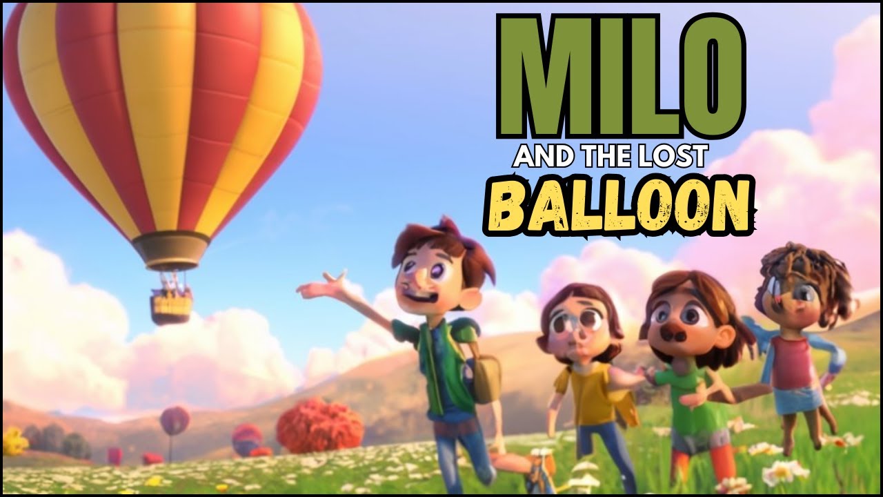 Milo and the lost Balloon | Kids English Adventure Story | Kids Story ...
