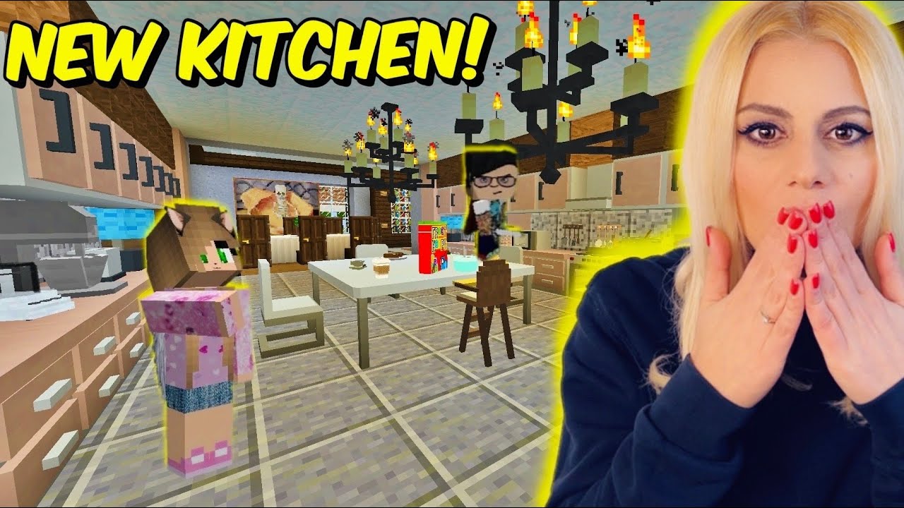 Φτιάξαμε απίστευτη κουζίνα με τα Mods Minecraft Let's Play Kristina ...