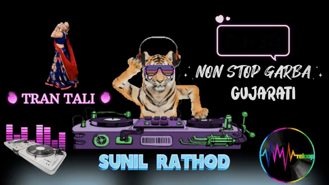 TRAN TALI GARBA DJ+3D GUJARATI NON STOP 2022 - YouTube