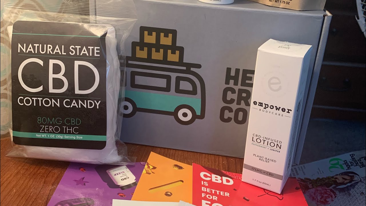 Hemp crate July CBD subscription box! - YouTube