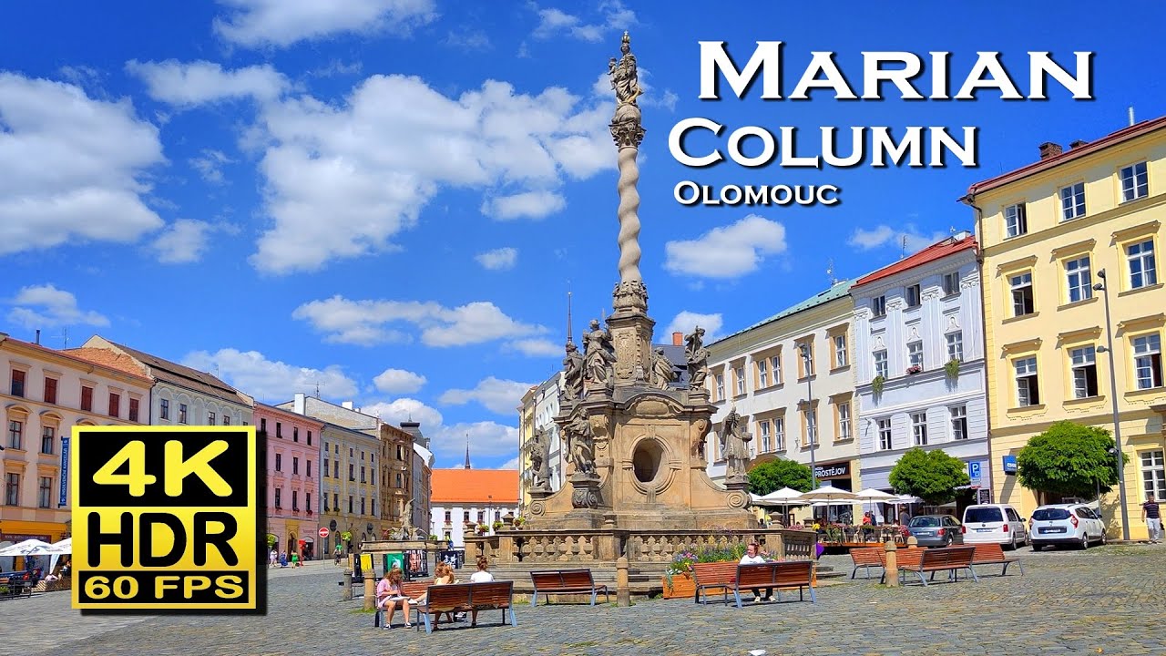 Marian Column | Olomouc | Czech Republic | 4K 60fps | HDR | UHD | Dolby ...