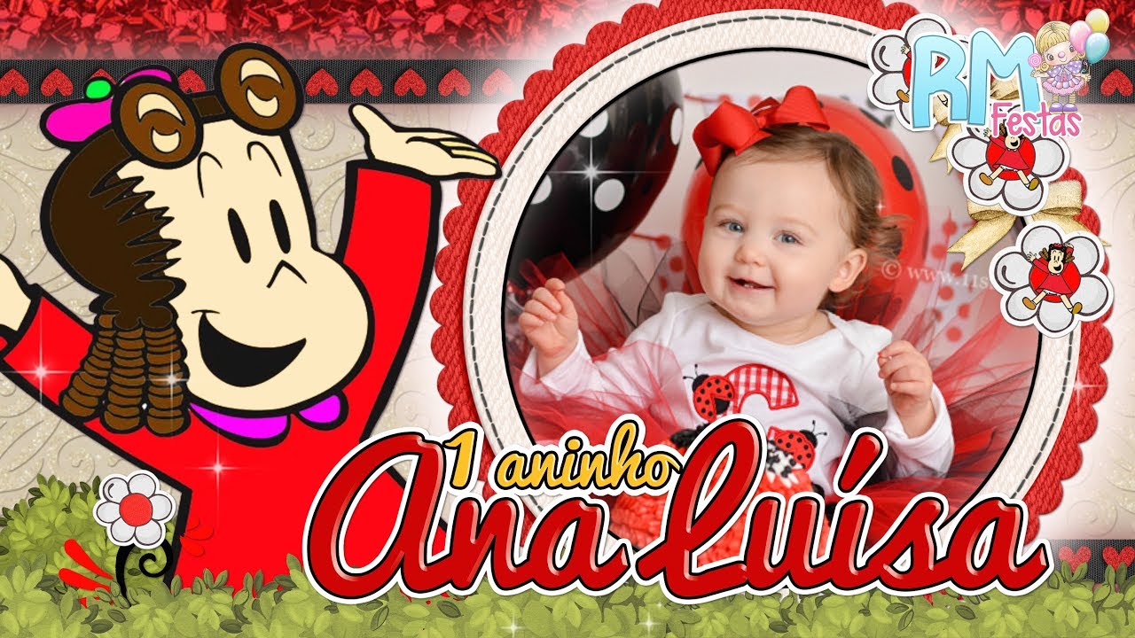 CONVITE ANIMADO LULUZINHA / THE LITTLE LULU - POR RM FESTAS - YouTube