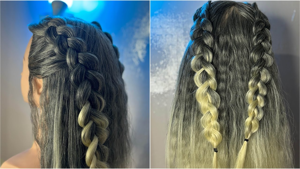 Dutch Braid For Beginners || Quik and Easy Hairstyle || Braid Hairstyle ...