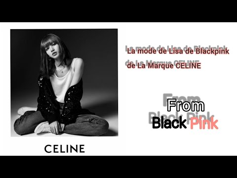 The most beautiful outfits of Lisa from Blackpink from photo sessions for the brand CELINE