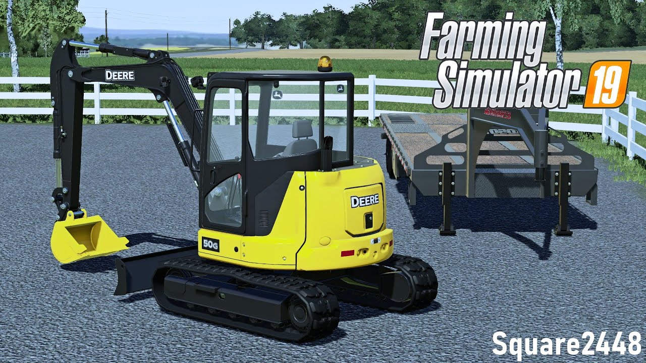 BUYING DEERE 50G EXCAVATOR + TILT TRAILER | UPGRADES | LANDSCAPING ...